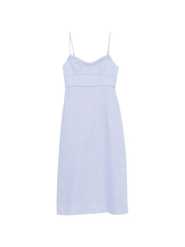 Zimmermann Luna Midi Dress - Sky Blue