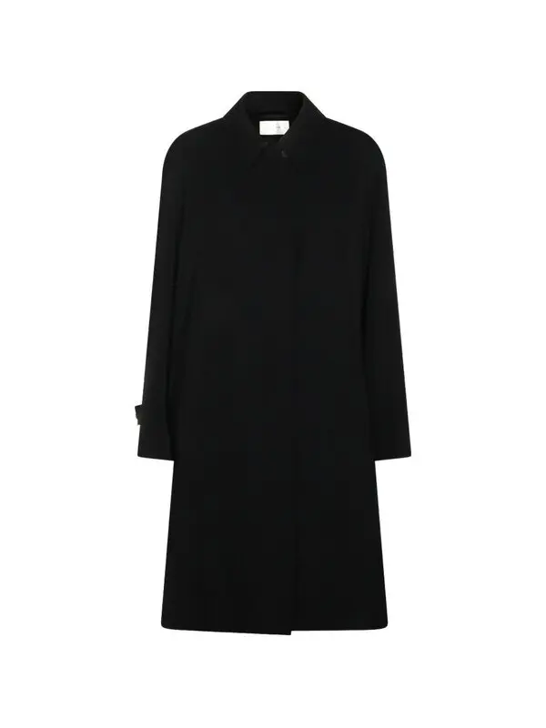 THE ROW Dayton Wool Coat - Blue