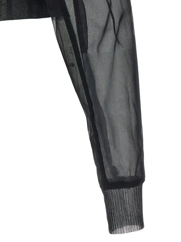 Rick Owens Nylon Bomber Jacket - Black