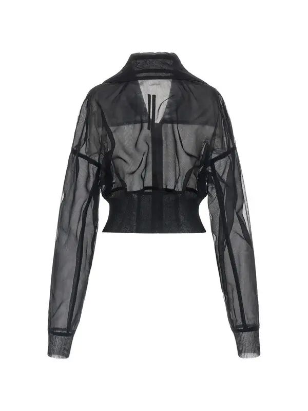 Rick Owens Nylon Bomber Jacket - Black