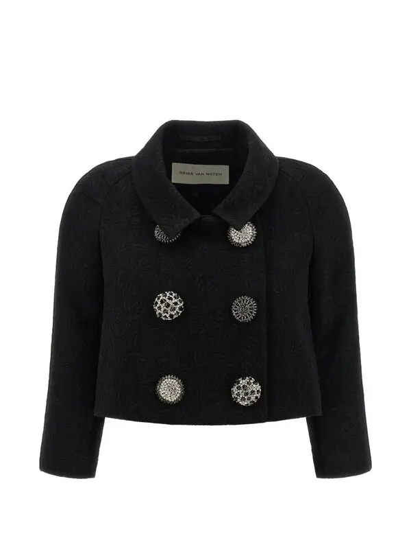 Dries Van Noten Vipa Cotton Blend Jacket - Black