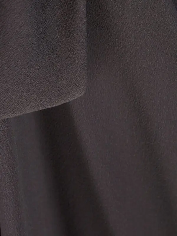 Chloé Silk Draped Midi Skirt