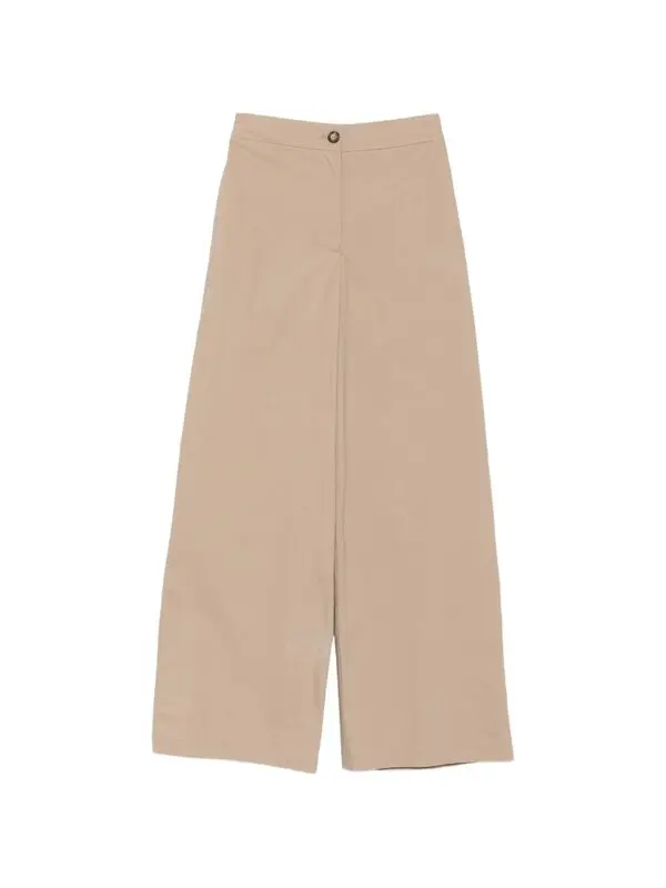 Emporio Armani Cotton Trousers - Beige