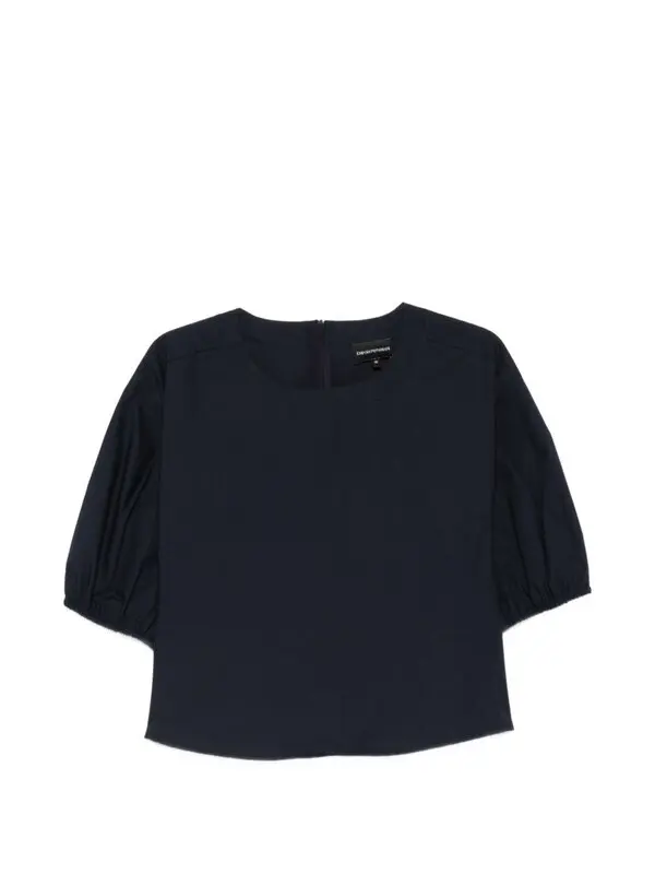 Emporio Armani Cotton Blouse - Blue