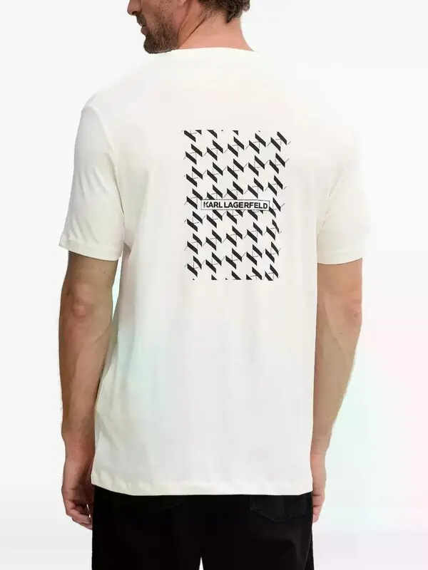 Karl Lagerfeld Monogram Chest-print T-shirt