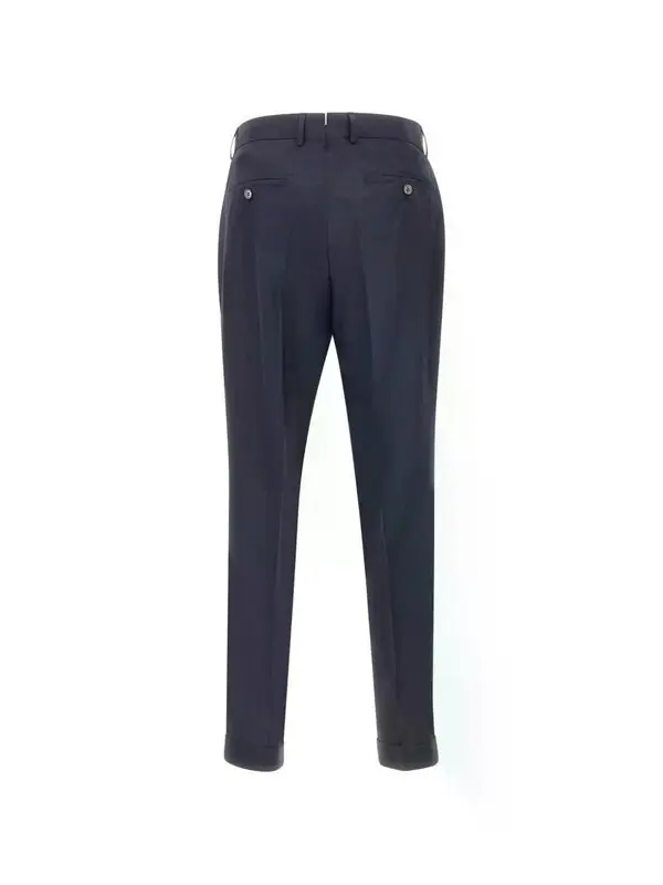 BOSS Pleated Straight-leg Trousers