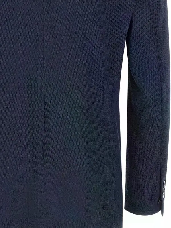 MARCHESANI Honeycomb-weave Slim-fit Blazer