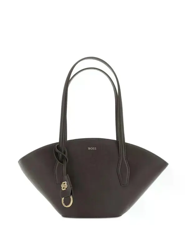 BOSS Logo Shoulder Bag - Brown