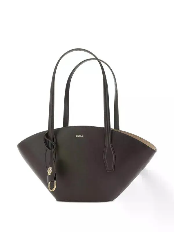 BOSS Logo Shoulder Bag - Brown