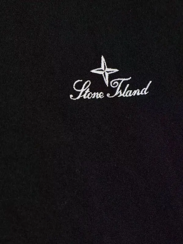 Stone Island Logo-embroidered T-shirt