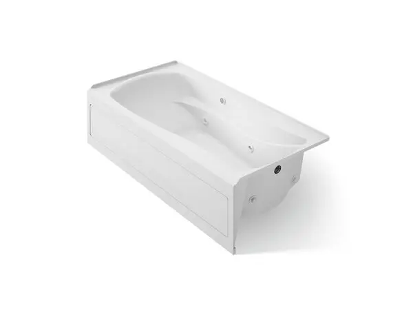 KOHLER Mariposa 72" X 36" Alcove Whirlpool Bath With Bask Heated Surface, Right Drain - One-color
