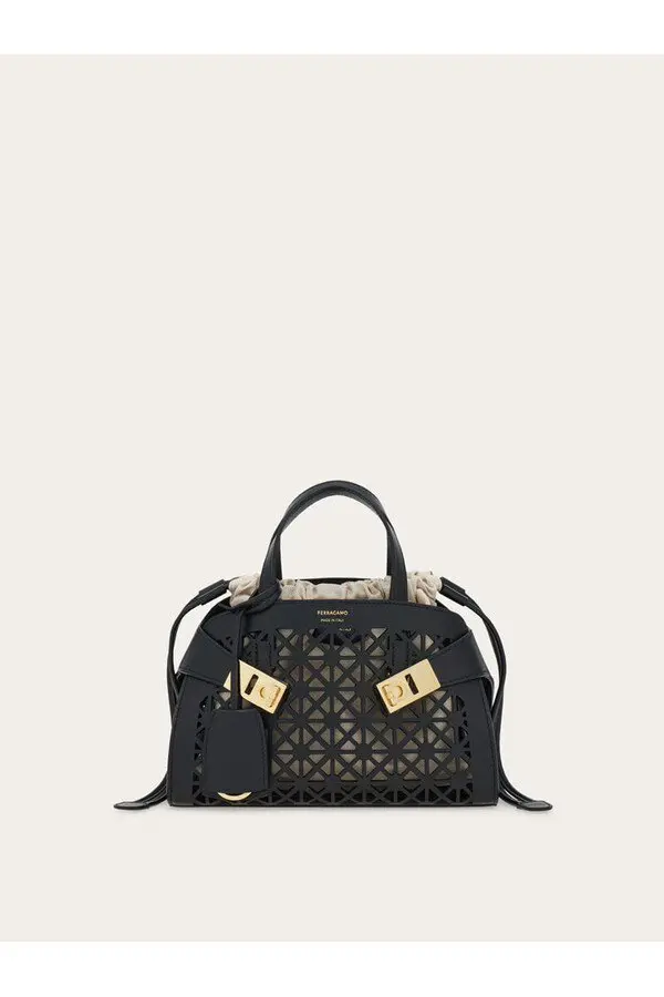 FERRAGAMO Hug Handbag Xs - Black
