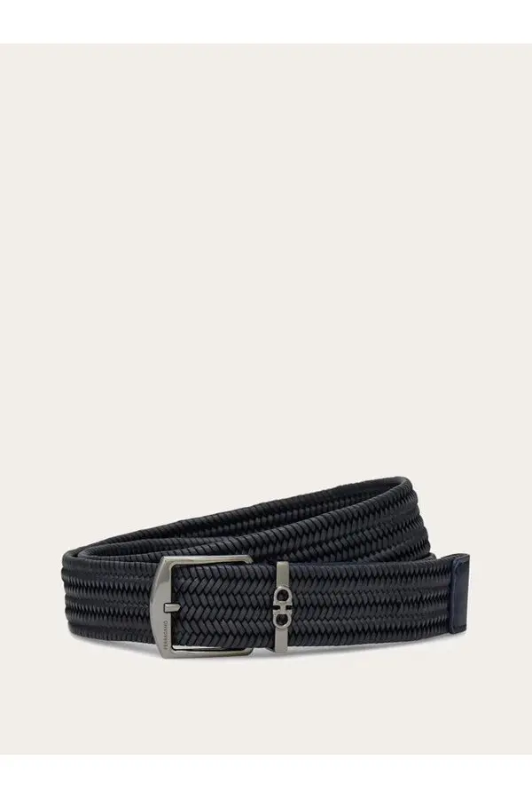 FERRAGAMO Woven Belt - Blue