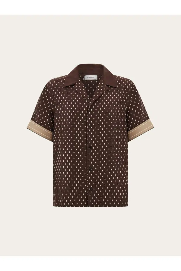 FERRAGAMO Habotai Silk Shirt