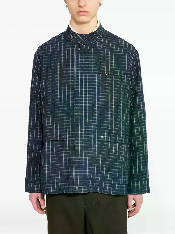 WALES BONNER Vision Field Check-pattern Jacket