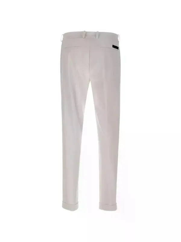 RRD Chino Trousers With Matte Finish And Turned-up Cuffs