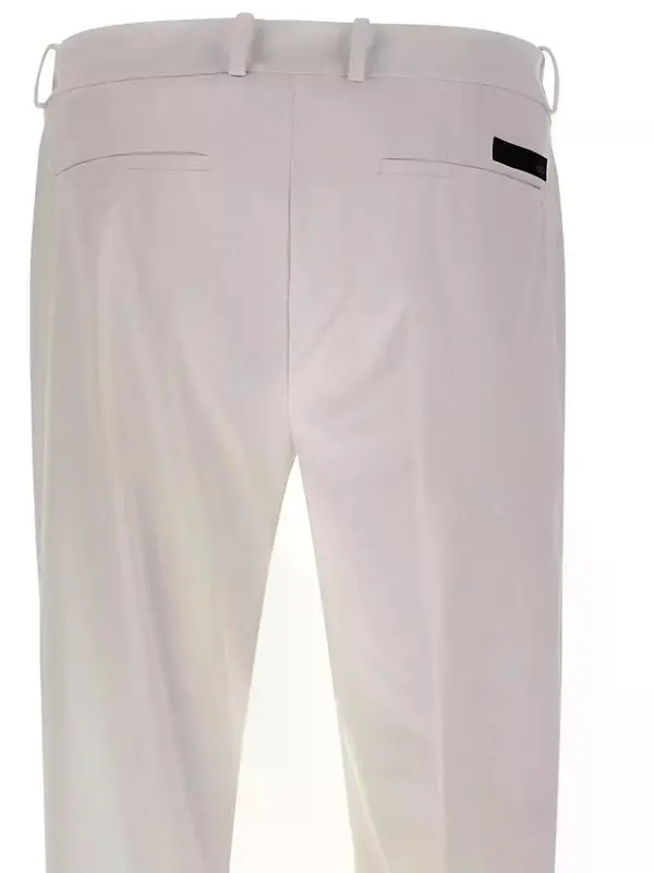 RRD Chino Trousers With Matte Finish And Turned-up Cuffs
