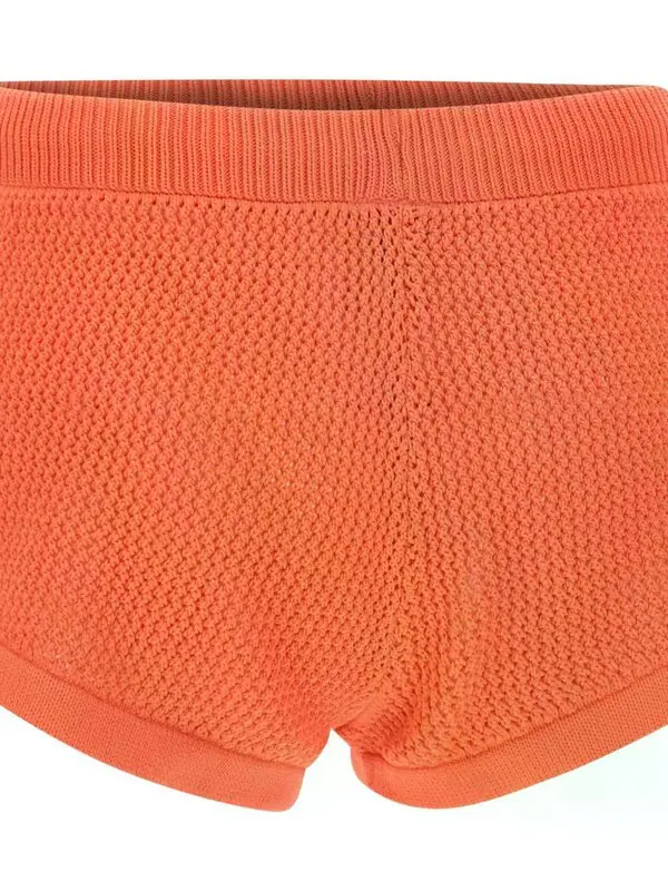 Adidas Crochet Knit Side-stripe Shorts