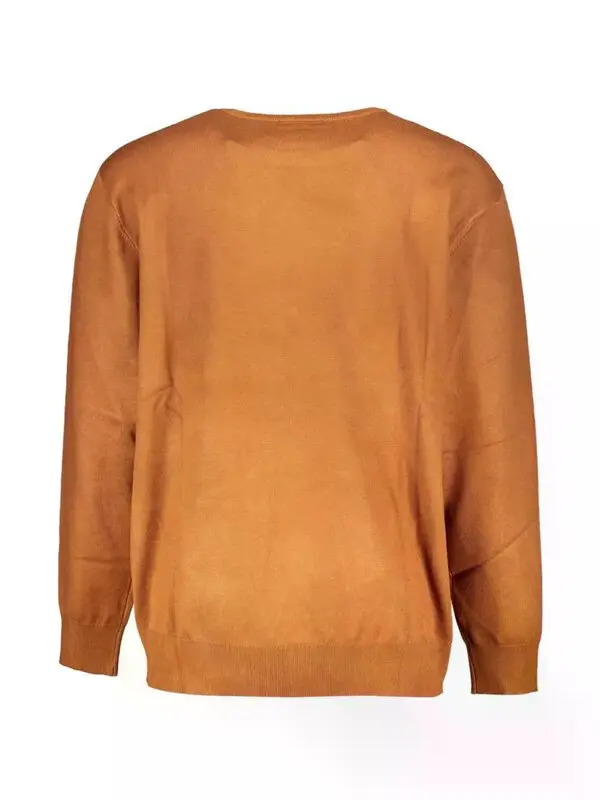 U.S. Grand Embroidered-logo Crew-neck Sweater