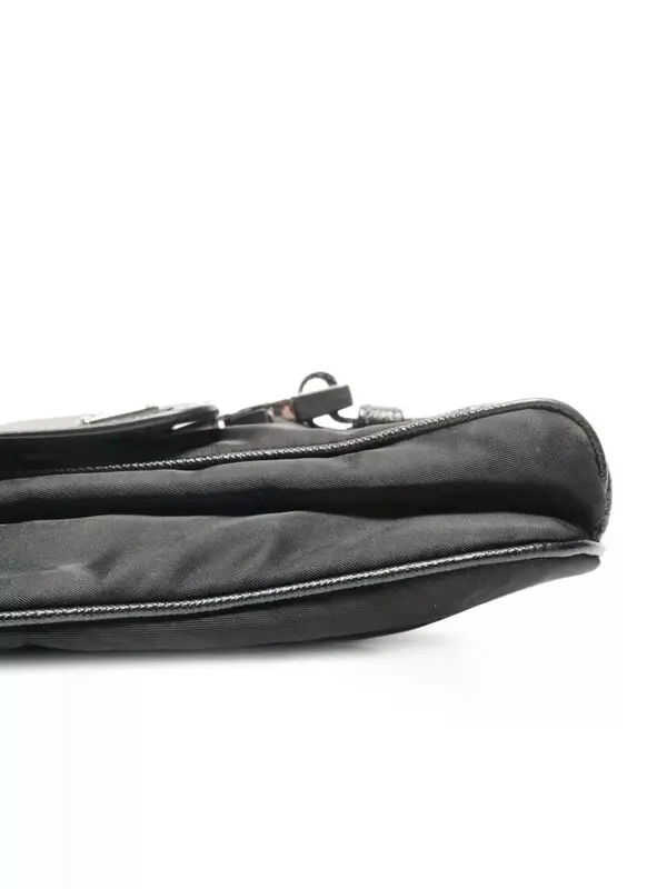 Prada 2010s Re-nylon Saffiano Leather Trim Crossbody Bag