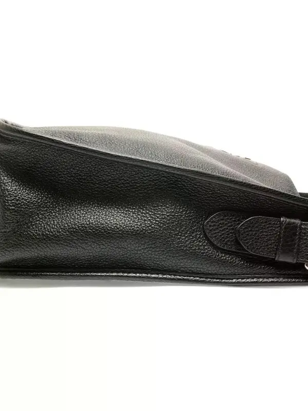 Prada Logo-plaque Shoulder Bag - Black
