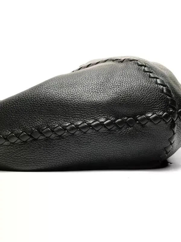 Bottega Veneta 2000-2010s Intrecciato Cervo Hobo Bag