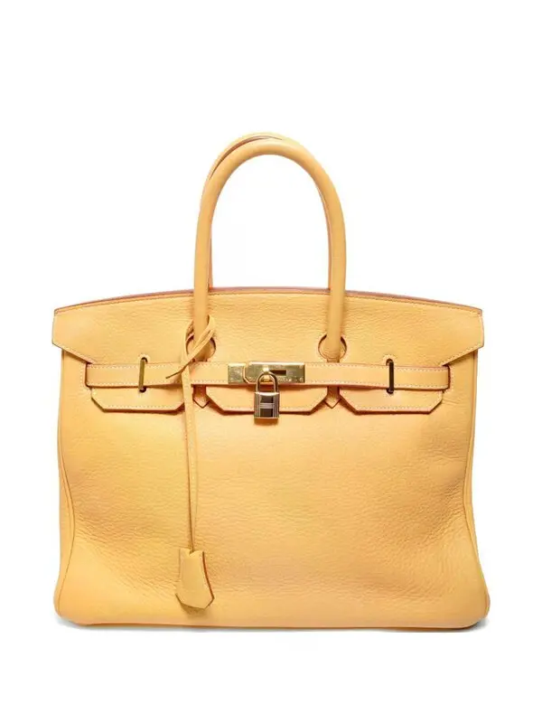 Hermès 1997 35 Birkin Handbag - Neutrals