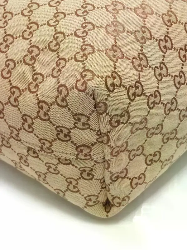 Gucci Gg Web Tote Bag - Neutrals