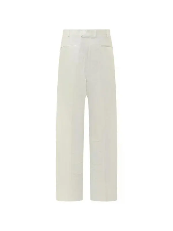 A PAPER KID Pleated Linen Trousers