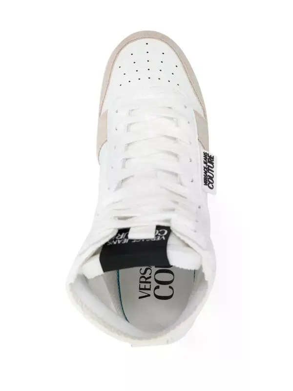 Versace Baroque-panel High-top Sneakers