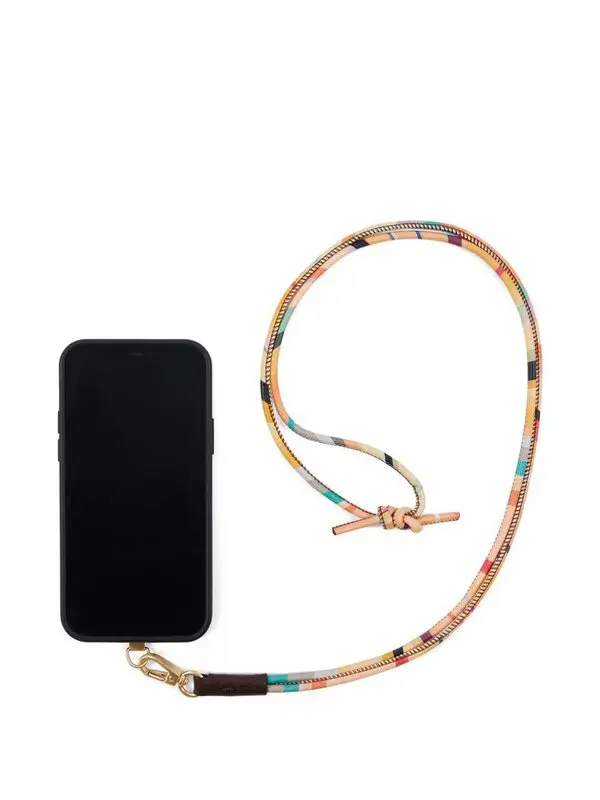 Paul Smith Swirl Leather Phone Strap