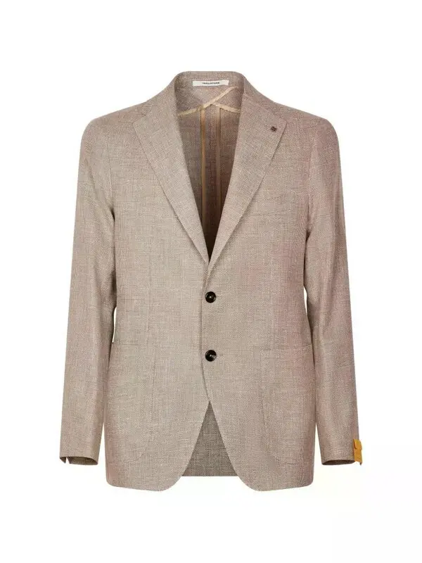 Tagliatore Textured-finish Blazer - Neutrals