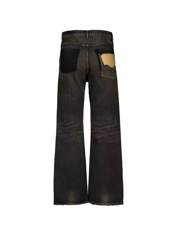 Mihara Yasuhiro Faded Flared Jeans