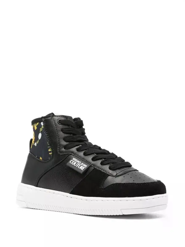Versace Barocco-panel High-top Sneakers