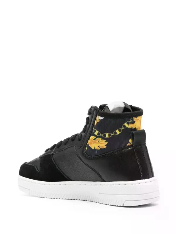 Versace Barocco-panel High-top Sneakers