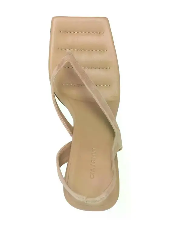 GIABORGHINI Thong-strap Leather Sandals