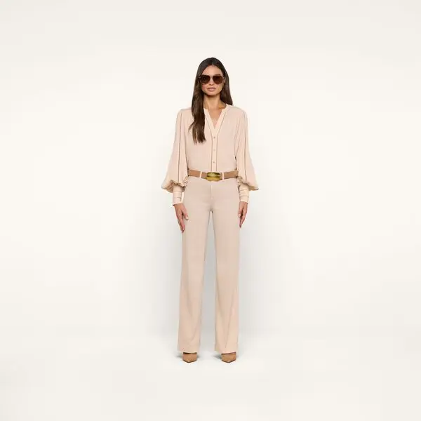 L'Agence Kiera Blouse Top - Biscuit