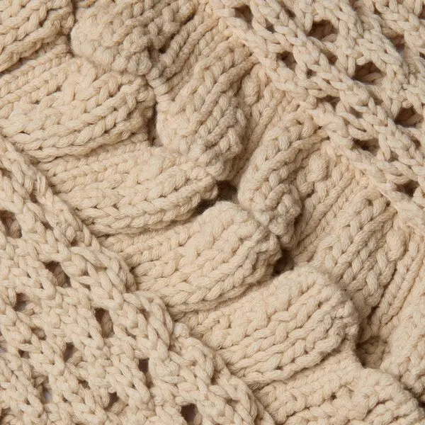 L'Agence Solaris Crocheted Cardigan - Sand Dune