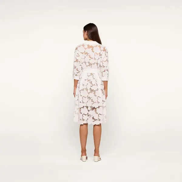 L'Agence May Eyelet Shirt Dress