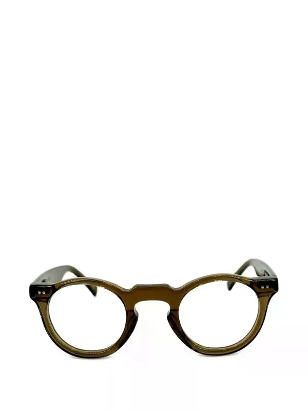 JOSEF MILLER Melvin Round-frame Glasses - Brown