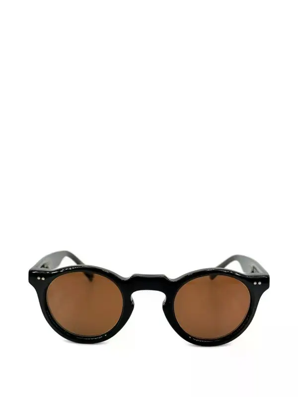 JOSEF MILLER Melvin Round-frame Sunglasses - Black