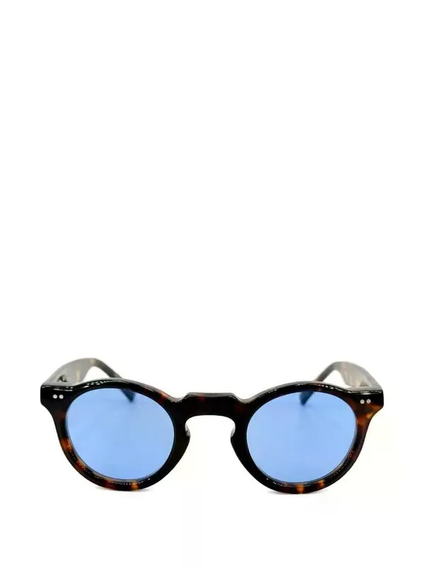 JOSEF MILLER Melvin Round-frame Sunglasses - Brown