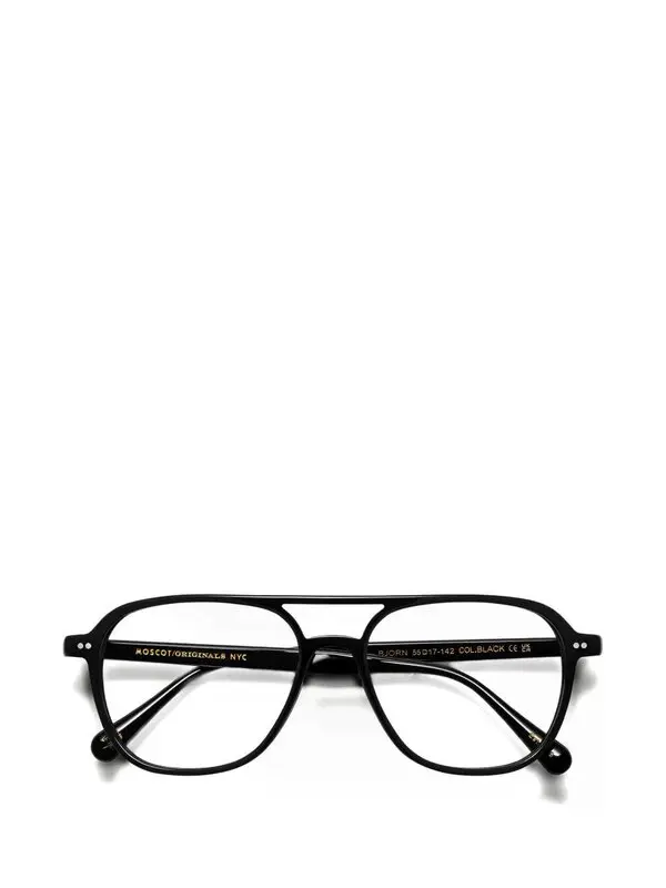 MOSCOT Bjorn Pilot-frame Glasses - Black