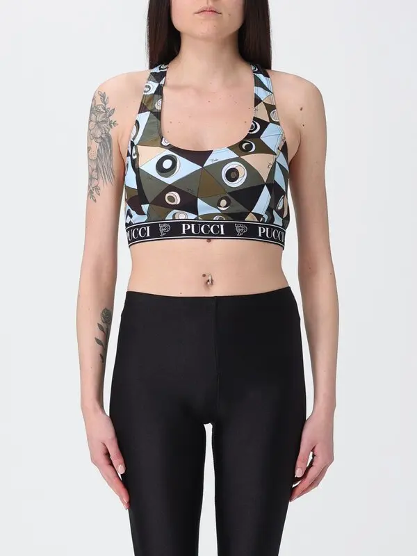 Emilio Pucci Printed Sports Top