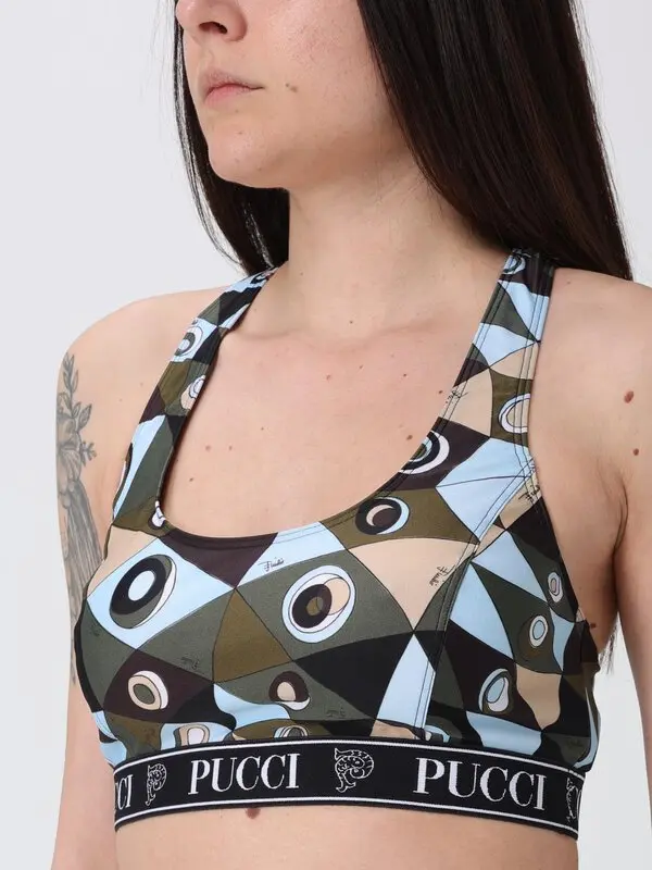Emilio Pucci Printed Sports Top