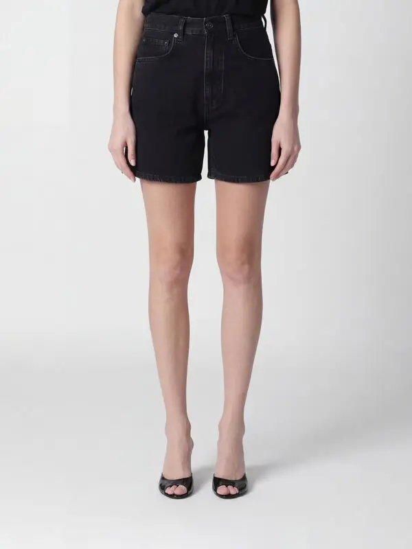 ANINE BING Cotton Denim Shorts