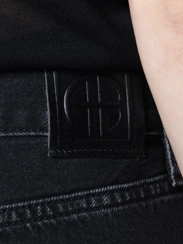 ANINE BING Cotton Denim Shorts