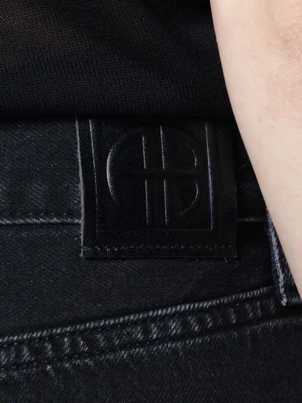 ANINE BING Cotton Denim Shorts