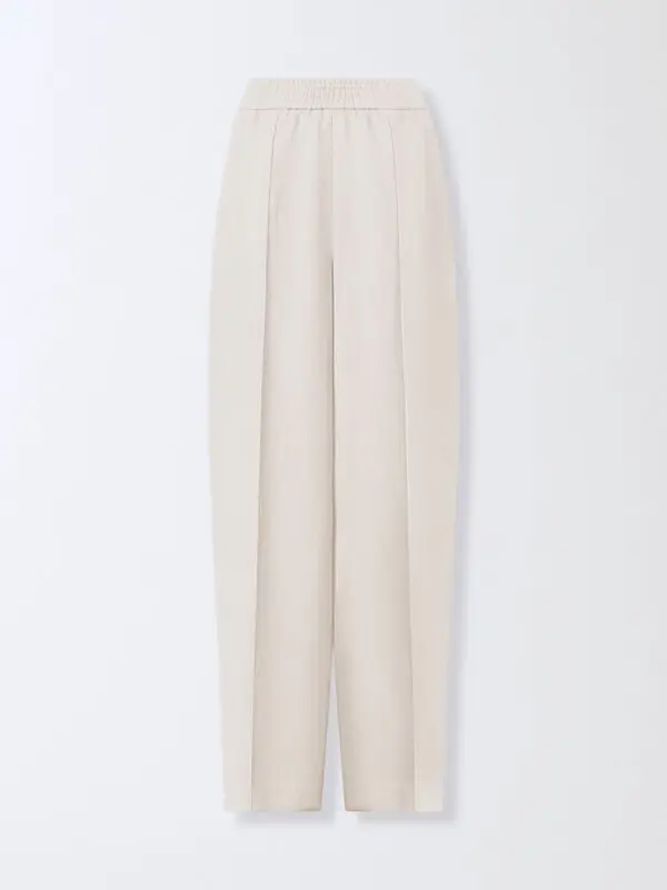 Fabiana Filippi Linen Blend Palazzo Trousers
