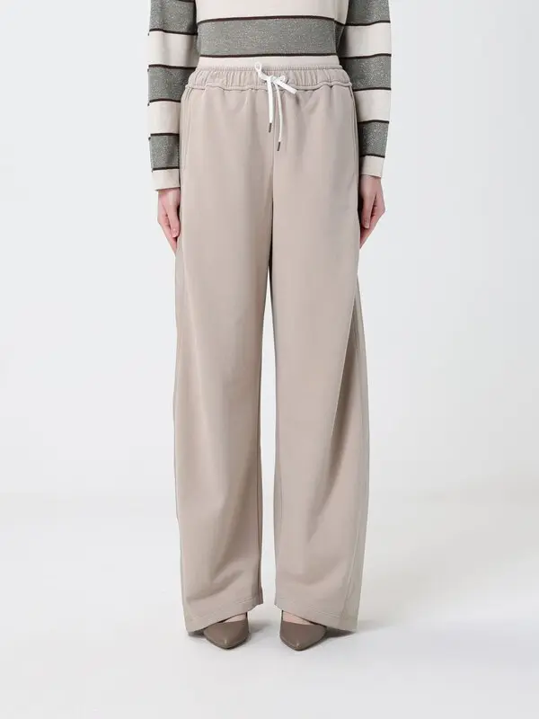 Brunello Cucinelli Cotton Drawstring Trousers